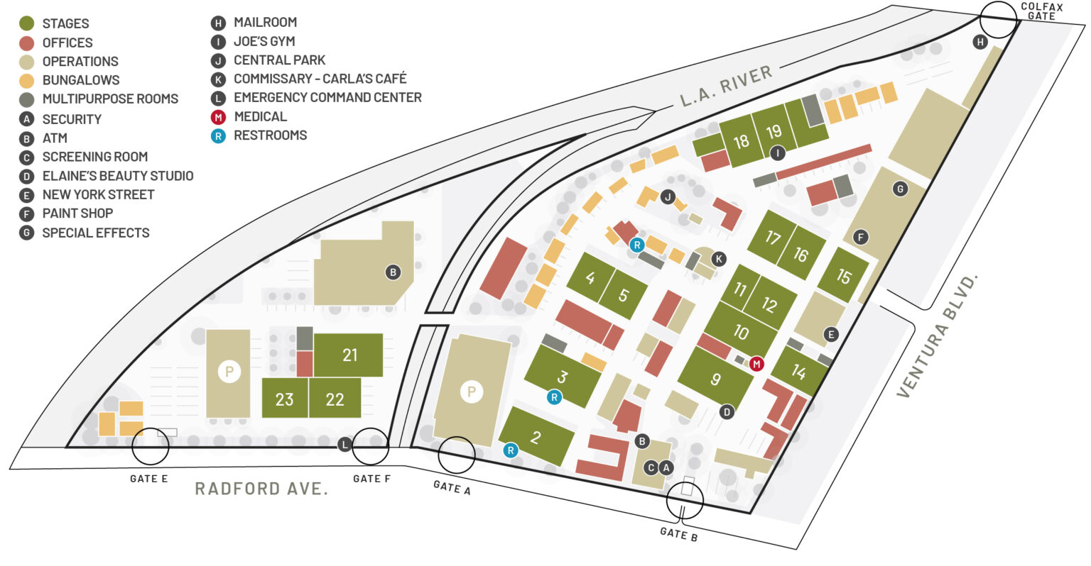 Studio Maps - Radford Studio Center